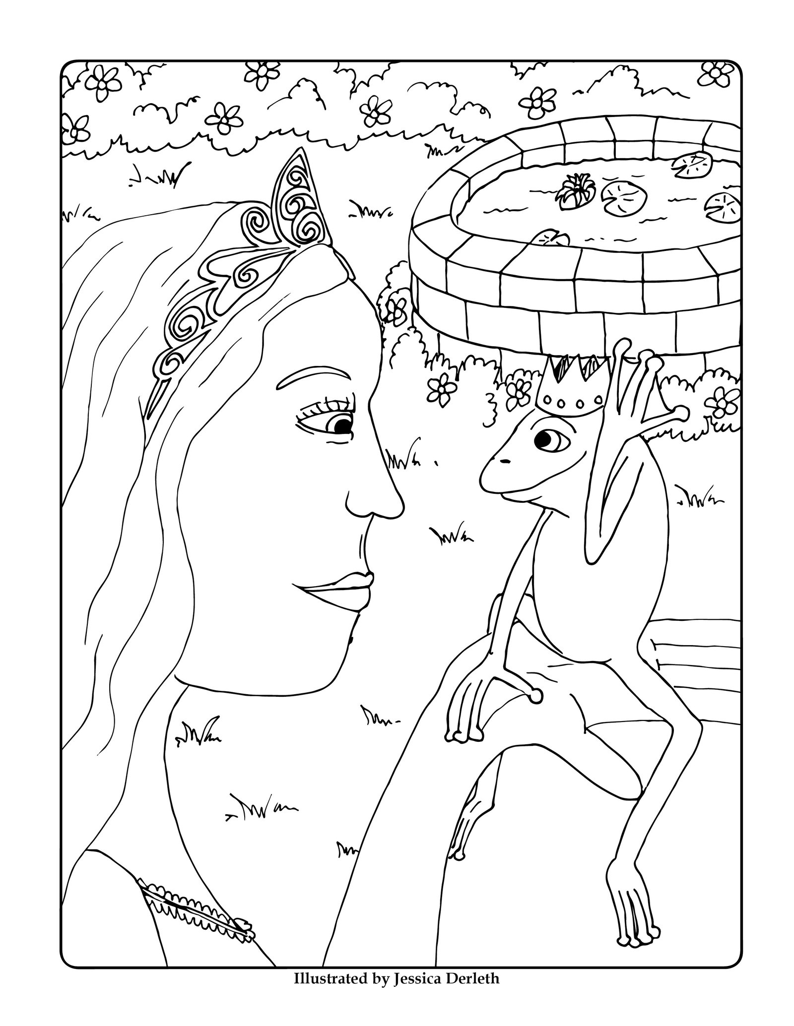 Fairy Tales Coloring Pages - Jessica Derleth